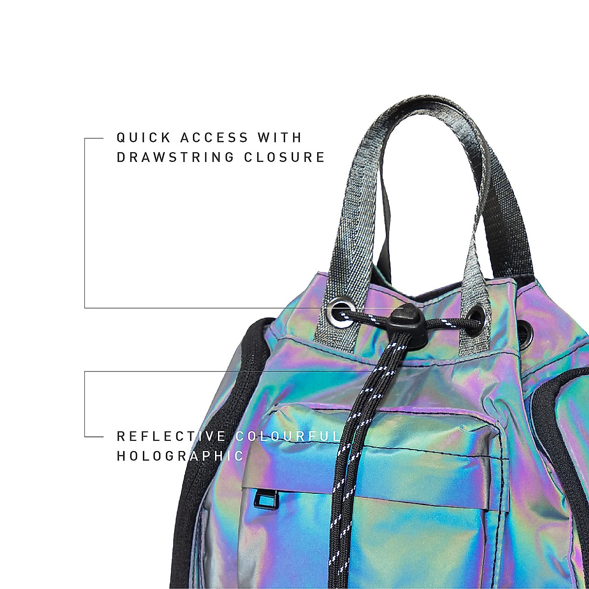 Doughnut Pyramid Limelight Series 13L 2-in-1 Hanging Toiletry Travel Girls Lightweight Casual Daypacks Bag Backpack (Regular)