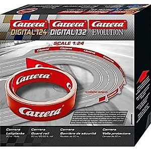 Carrera, 20 m Cars 20085509 Digital 132/124 Evolution Guardrail, Vehicle, Multicolor