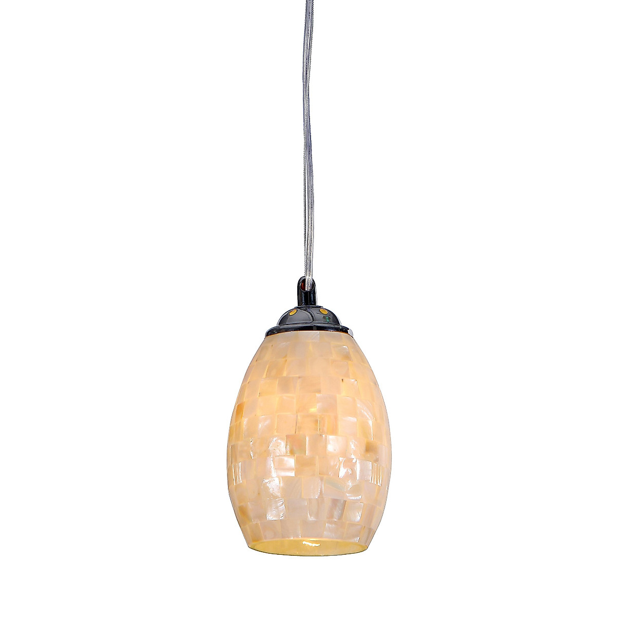 Chloe CH3CR31CM04-DP1 5" Shade Ravenna, Mosaic 1 Light Ceiling Mini Pendant