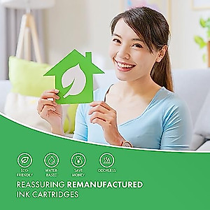 63XL Ink Cartridges Combo Pack High Yield Compatible Replacement for HP Ink 63 Works with OfficeJet 3830 4650 4655 5255 5258 5200 Envy 4510 4520 DeskJet 1110 3630 Printer (1 Black,1 Tri-Color)