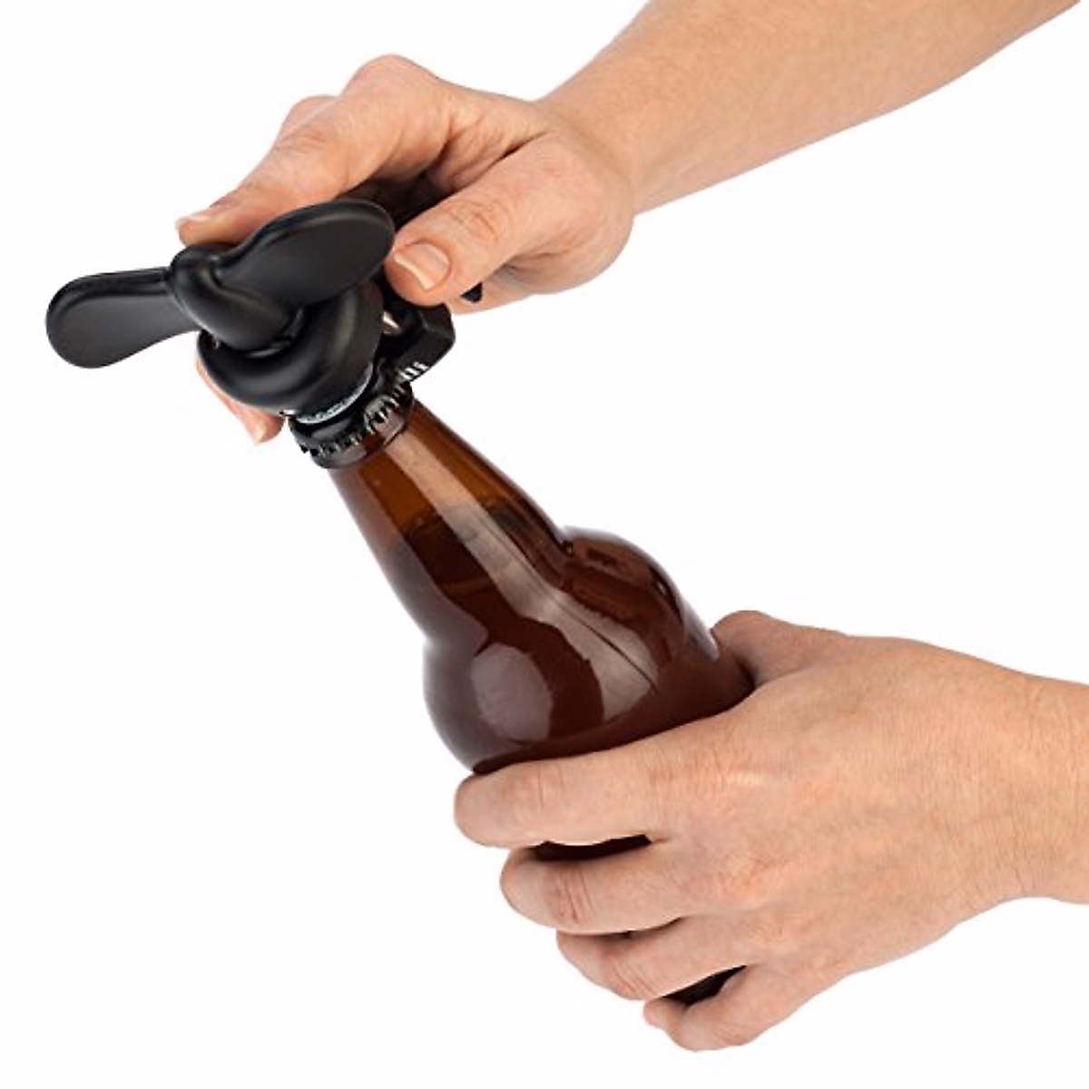 Bartelli Soft Edge 3-in-1 Ambidextrous Safety Can Opener Jar Opener and Bottle Opener
