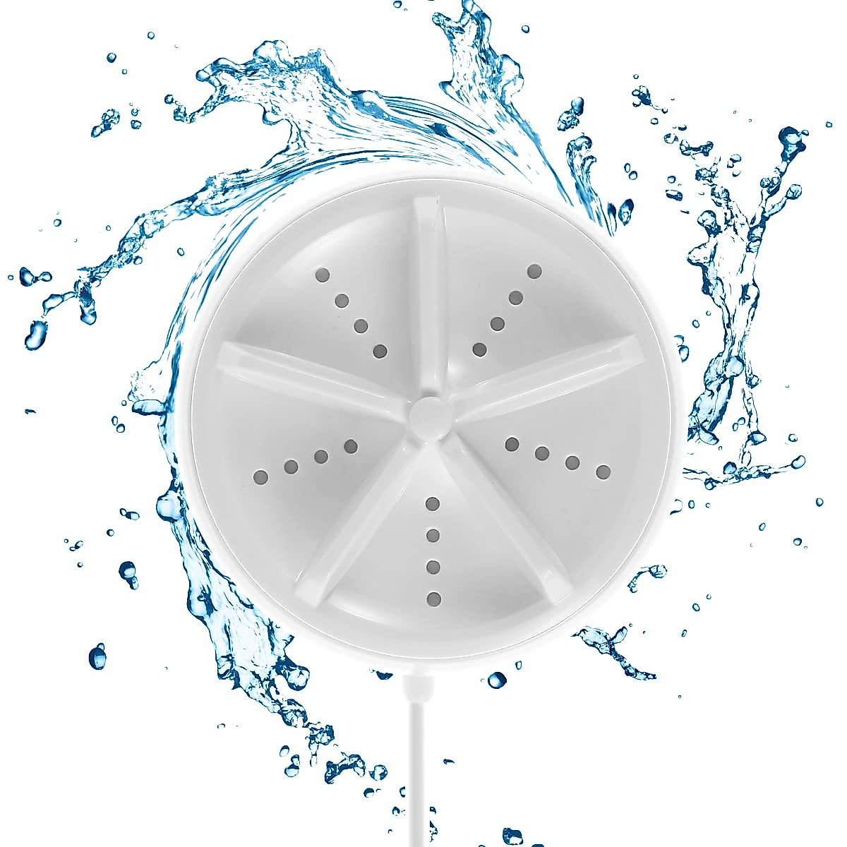 Portable Turbine Washer, Ultrasonic Turbine Washing Machine, 4 Modes Mini Washing Machine USB Powered for Travelling, Camping, Business Trip for Cleaning Sock, Underwear (Automatic)