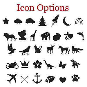 Munific Personalized Fitted Crib Bedding Sheet Design Your Baby Own Fitted Sheet with Baby Name and Icon, Custom Portable Crib Mattress Topper for Baby Boys Girls, Mini Crib Sheet | Name Crib Sheets