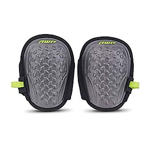 AWP Gel Pro Flooring Knee Pads | Gel/foam padding provides all-day comfort, black,grey,green