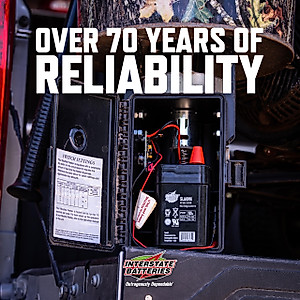 Interstate Batteries 6V 5AH Sealed Lead Acid (SLA) Battery - Spring Terminals (SLA0916)