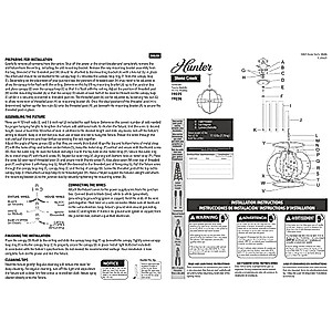 Hunter Fan Company 19226 Stone Creek Pendant Light, Noble Bronze