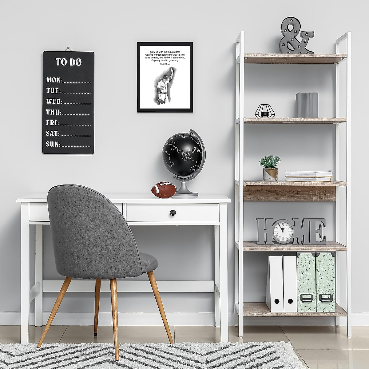 Nolan Ryan Quotes- Treat People- Inspirational Wall Art Print- This Motivational Typographic Wall Decor Print Makes Wall Art For Living Room, Office, Baseball Decor & Gift for Fans, Unframed - 8x10”