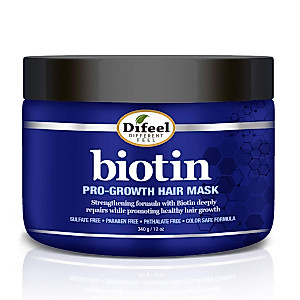 Difeel Pro-Growth Biotin Hair Mask 12 oz. - Hair Mask for Hair Loss