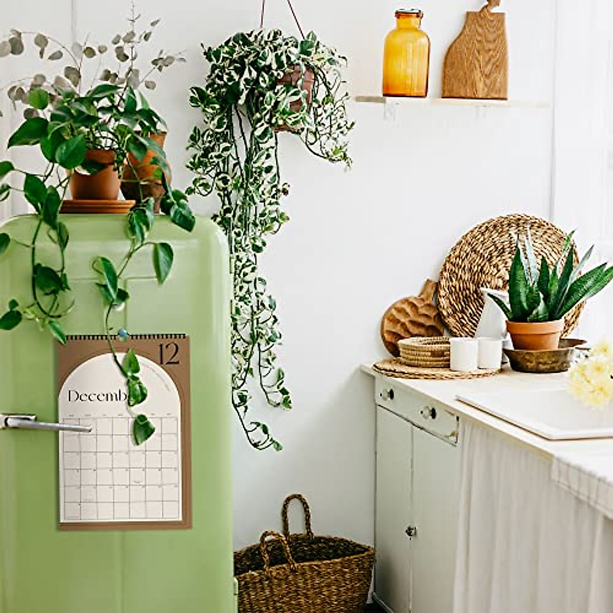 Aesthetic Minimalistic Wall Calendar - Runs from June 2023 Until December 2024 - The Perfect Monthly 2023-2024 Calendar Planner for Easy Organizing