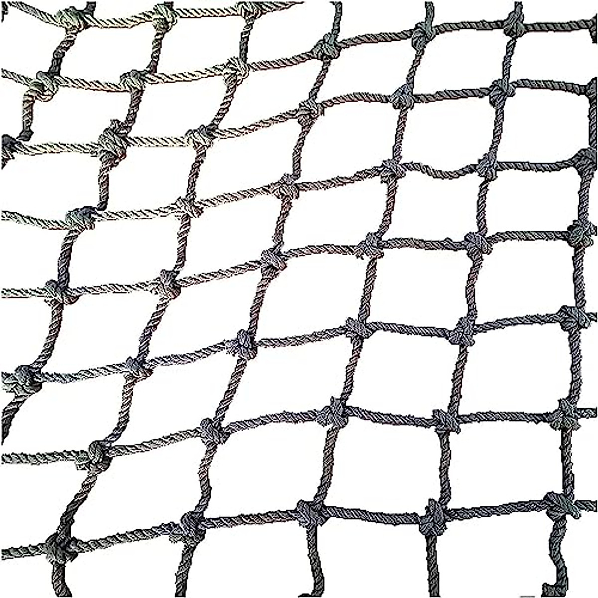 EkiDaz HXRW Rope Net Climbing Net for Kids Climbing Cargo Net Indoor Outdoor Safe Nets for Obstacle Course Playground Treehouse Playground Sets for Backyards (Size : 3 * 4m(9.9 * 12.12ft))