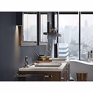 Kohler K-14661-4-CP Loure Bathroom Sink Faucet, One Size, Polished Chrome