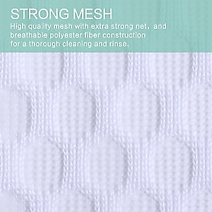 3-Pack Mesh Laundry Bags for Washing Machine - Ideal for Delicates, Lingerie, Bras, and Shoes - Resistant, Breathable, and Zippered Wash Bag for Travel and Home (12 x 16 Inches)