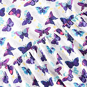 zarmfly Girls 2 Piece Short Set Baby Girl Summer Clothes Butterfly Tank Tops and Shorts Set Infant to Toddler 2t