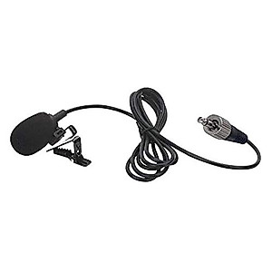 Audio 2000S S6073M UHF Wireless Lavalier Microphone System with Balanced XLR and 1/4-Inch Outputs, Volume Control, and Hard PVC Carrying Case