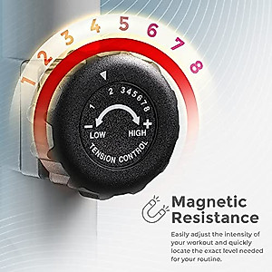 Sunny Health & Fitness Legacy Stepping Elliptical Machine, Total Body Cross Trainer with Hyper-Quiet Magnetic Belt Drive, Low Impact Exercise Equipment, Optional Bluetooth with Exclusive SunnyFit App