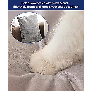 ANPPEX Indoor Dog House Warm Dog Bed, Plush Pet House Dog Cat Kennel with Removable Cushion Suitable for Small and Medium-Sized Dogs and Cats