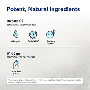 NORTH AMERICAN HERB & SPICE Fung-E-Clenz - 1 fl. oz. - Immune Support, Healthy Hair, Skin & Nails - Contains Oregano, Food & Spice Oils - Non-GMO, Vegan - 173 Total Servings