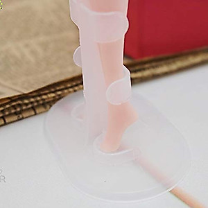 SaiDian 5 Pcs Doll Stands for Display Holder Doll Accessories for Barbie Dolls Support Leg Holder Accessory Fit for 11 Inches Doll