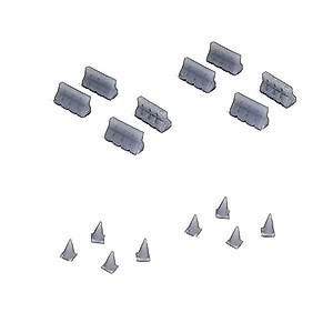 Outland Models Railroad Scenery Structure Road Block & Cone Set 1:160 N Scale
