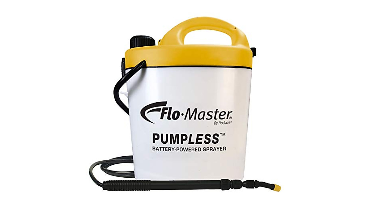 Pumpless Battery Powered Sprayer - Recharge Efficiently