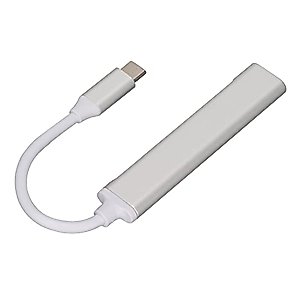 USB C Hub, 4 in 1 USB Docking Station for Printer for Keyboard for Tablet(Silver)