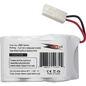 ZZcell® Battery Replacement for Bissell 2880 Series Perfect Sweep Turbo Cordless Carpet & Floor Sweeper Vacuum Models 2880, 2880A, 2880B, 2880C, 2880D, 2880K, 2880Q, 2880T, 2880W, 28801, 28802, 28806