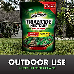 Spectracide Triazicide Insect Killer For Lawns Granules, 10 lb Bag (Pack of 4) , Kills All Listed Lawn-Damaging Insects