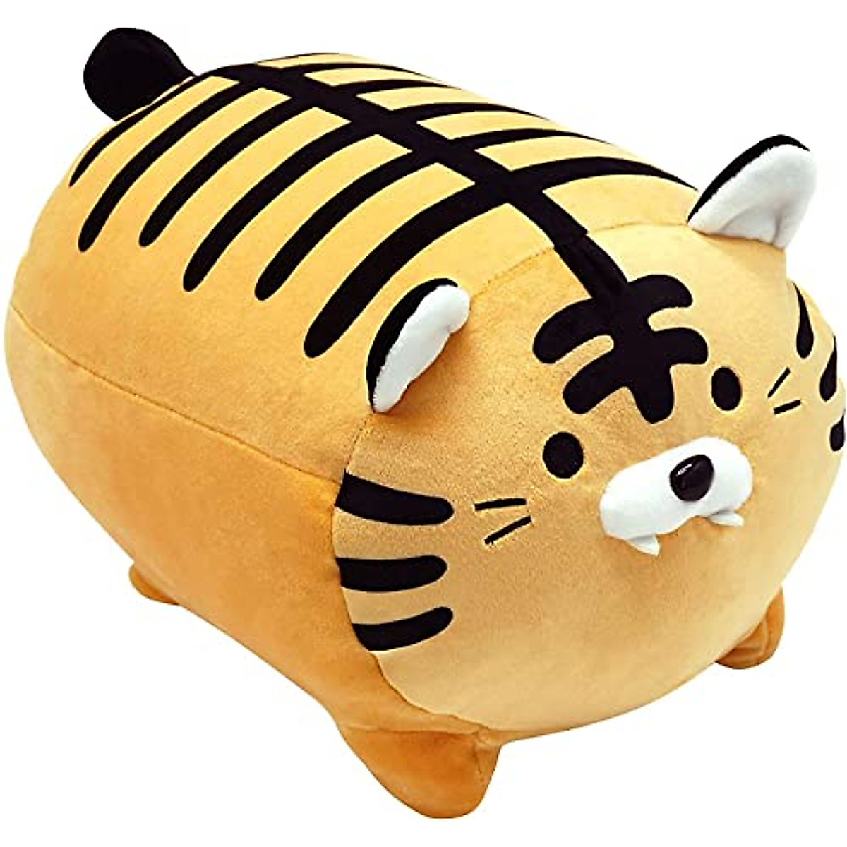 Onsoyours Cute Plush Tiger Doll Stuffed Fluffy Tiger Plush Toy Soft Animal Plush Pillow for Kids (Brown Tiger, 17.7")