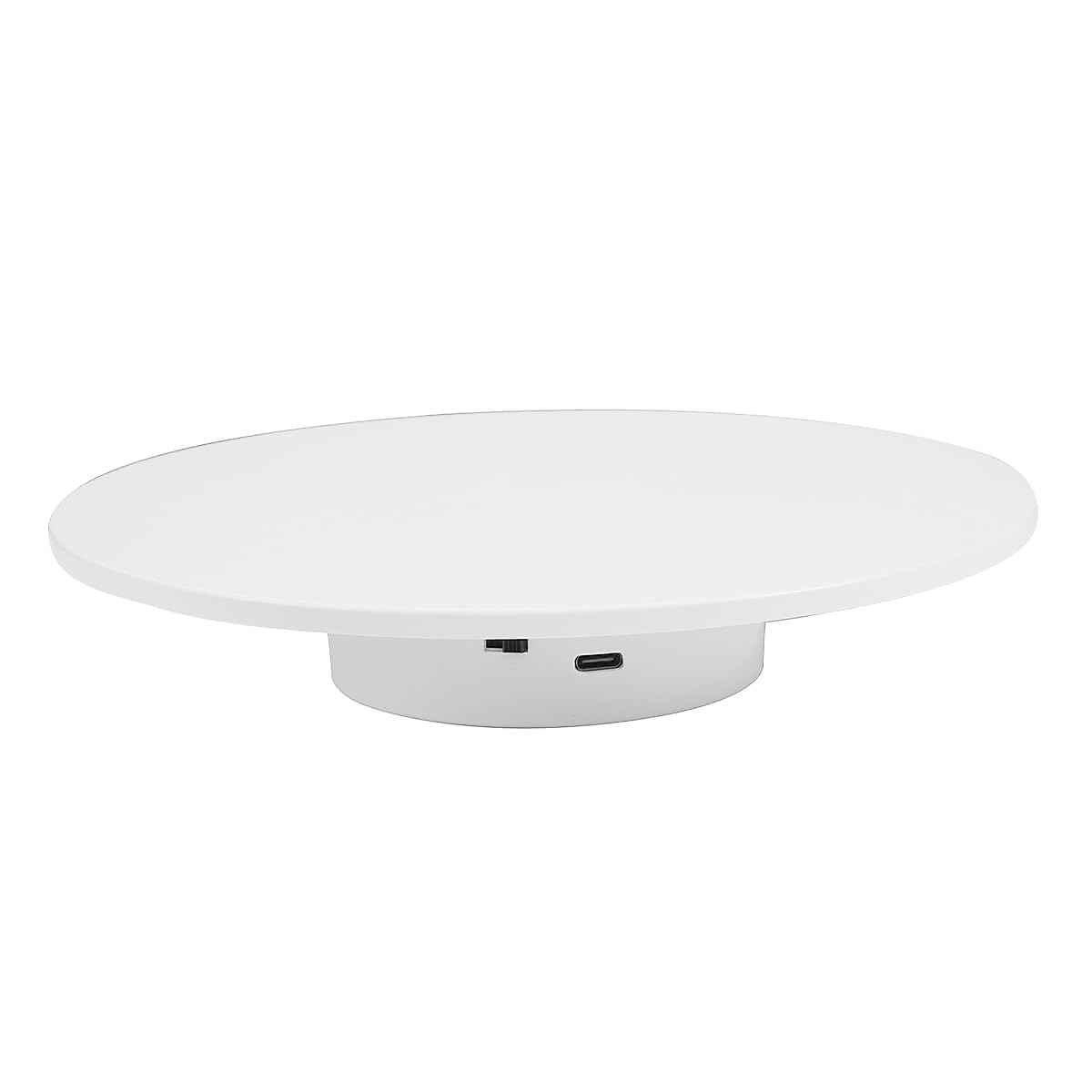 fotoconic 7.87 Inches/20cm Motorized Rotating Display Stand, 360 Electric Rotary Turntable Base Lazy Susan, Load-Bearing 11Lbs, for Photography Crafts Jewelry Toy Collectible Display (ND200C)