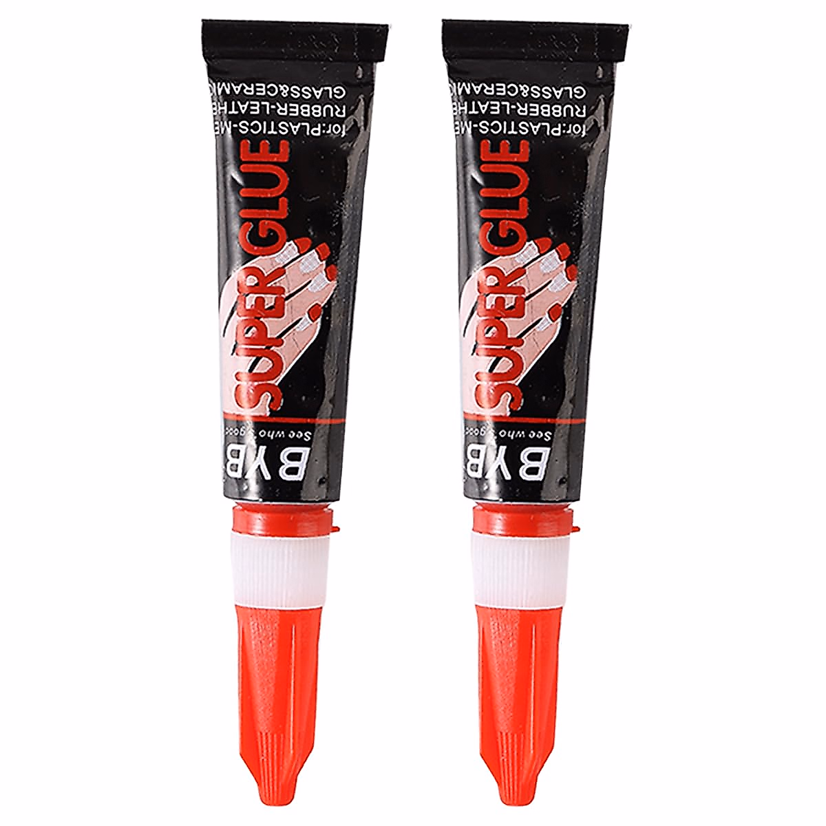 Nail Glue, Super Nail Glue for Acrylic Nails, Professional Nail Glue For Nail Tips for Press On Nails Long Lasting Acrylic Nail Glue For Nail Tips Pegamento Para Uñas Acrilicas Nails Glue 0.18OZ 2 Pcs