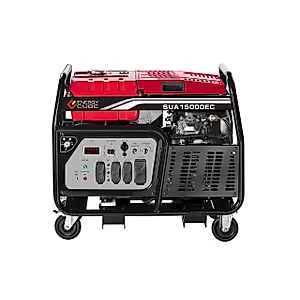 A-iPower SUA15000ECV 15000-Watt Portable Generator Gas Powered Electric Start, 15000 Watt, EPA/CARB Sell to All 50 States