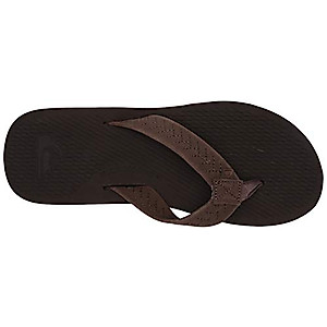 Quiksilver Men's Left COASTA Sandal, Brown/Brown/Brown, 6