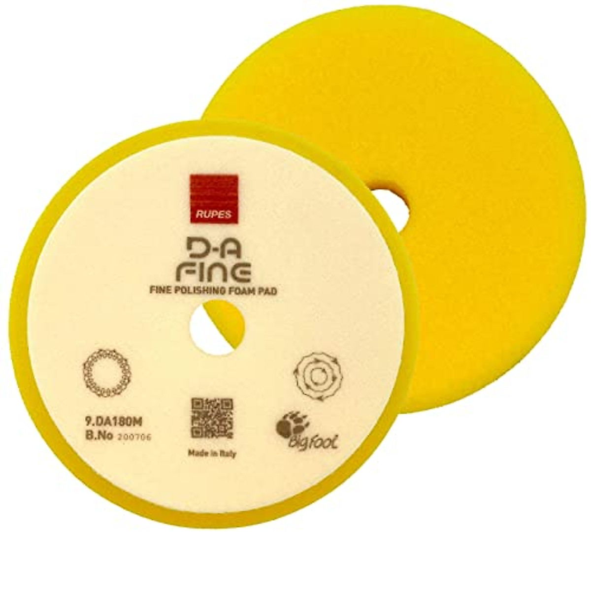 RUPES 180 mm (7 inch) High Performance Fine Finishing Foam Pad D-A Fine (2)