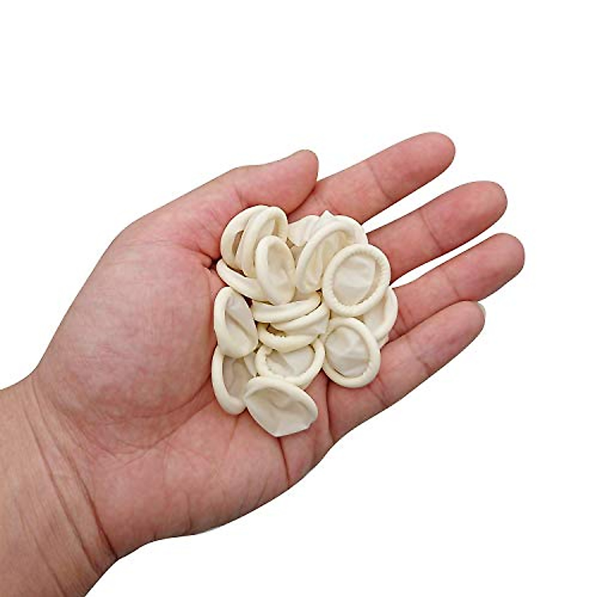 Medium Latex Finger Cots Anti Static Rubber Fingertip Protective Finger cots for Electronic Repair, Handmade Apply, 222 Pcs