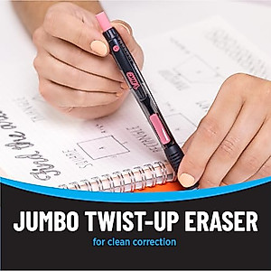 BIC Break-Resistant Mechanical Pencils with Erasers, No. 2 Medium Point (0.7mm), 12-Count Pack, Perfect Teacher Appreciation Gifts