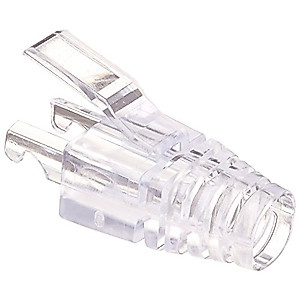 Platinum Tools 100036 EZ-RJ45 Cat6 Strain Relief, (Clear). 50/Bag.(Pack of 50)