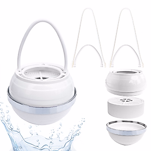 Barismate 8 Stages Bath Ball Filter Bathtub Filter Bath For Tub Faucet Water Portable Travel Sensitive Hair Skin Replaceable Hard Water Chlorine Purifier (1XBath Ball Filter Set)