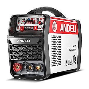 ANDELI Tig Welder,HOT/MMA/CLEAN/Cold/TIG Pulse TIG Welder,160Amp 110V/220V IGBT Digital Inverter TIG Welding Machine (TIG-250G PRO)