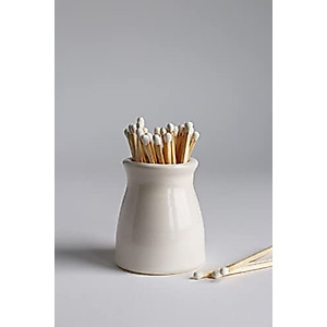 Henro Company Match Striker - Handmade in North Carolina | Works with ALL MATCHES - 2.25" x 2" New Home Hostess Birthday Anniversary Gift (White)