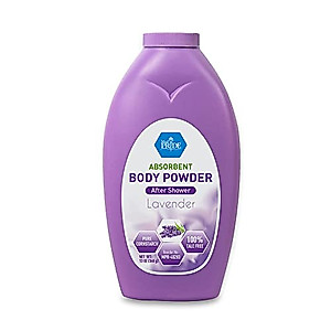 MED PRIDE Premium 100% Talc Free Baby Powder - Pure Cornstarch Absorbent Baby Powder for Odor & Moisture Protection- Paraben-Free Soothing Dusting Powder for Diaper Rash, Chaffing - Lavender 13oz