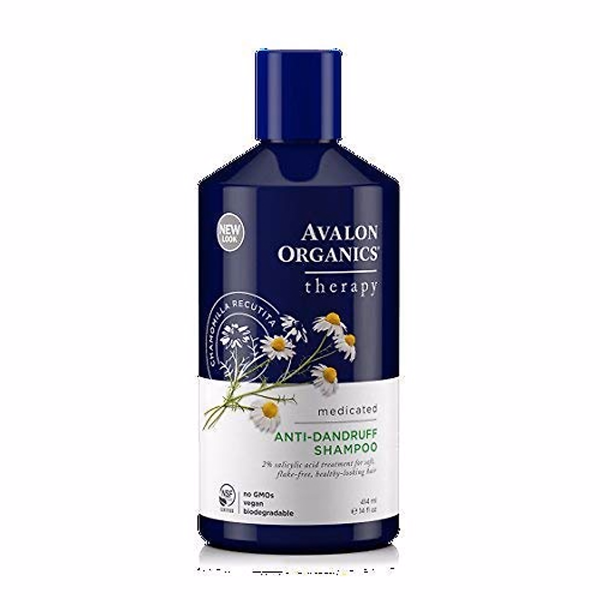 Avalon Organics Therapeutic Hair Care Medicated Anti-Dandruff Shampoo 14 fl. oz. Shampoos (a) - 2pc