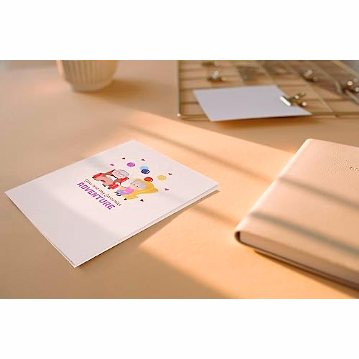 Lovepop Everyday Pop-Up Card for Her and Him - 3D Disney & Pixar Greeting Cards for Boys, Girls, Men, Women - My Favorite Adventure - 5" x 7" Up House Card - Blank Note Card & Envelope Included