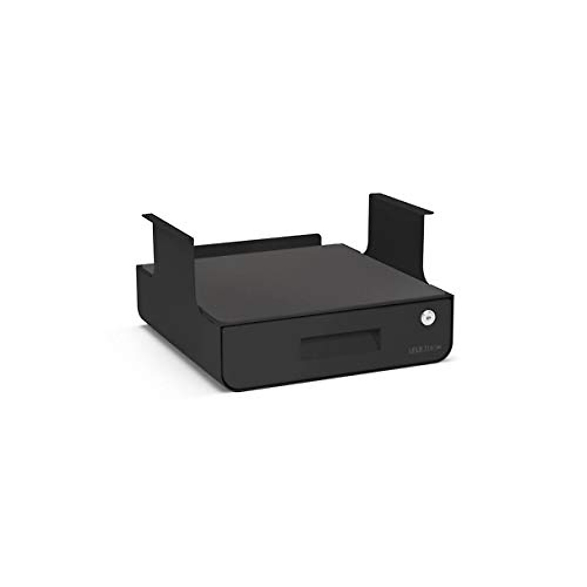 UPLIFT Desk Locking Under Desk Drawer with Shelf (Black)