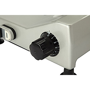 BESWOOD 10" Premium Chromium-plated Steel Blade Electric Deli Meat Cheese Food Slicer Commercial and for Home use 240W BESWOOD250