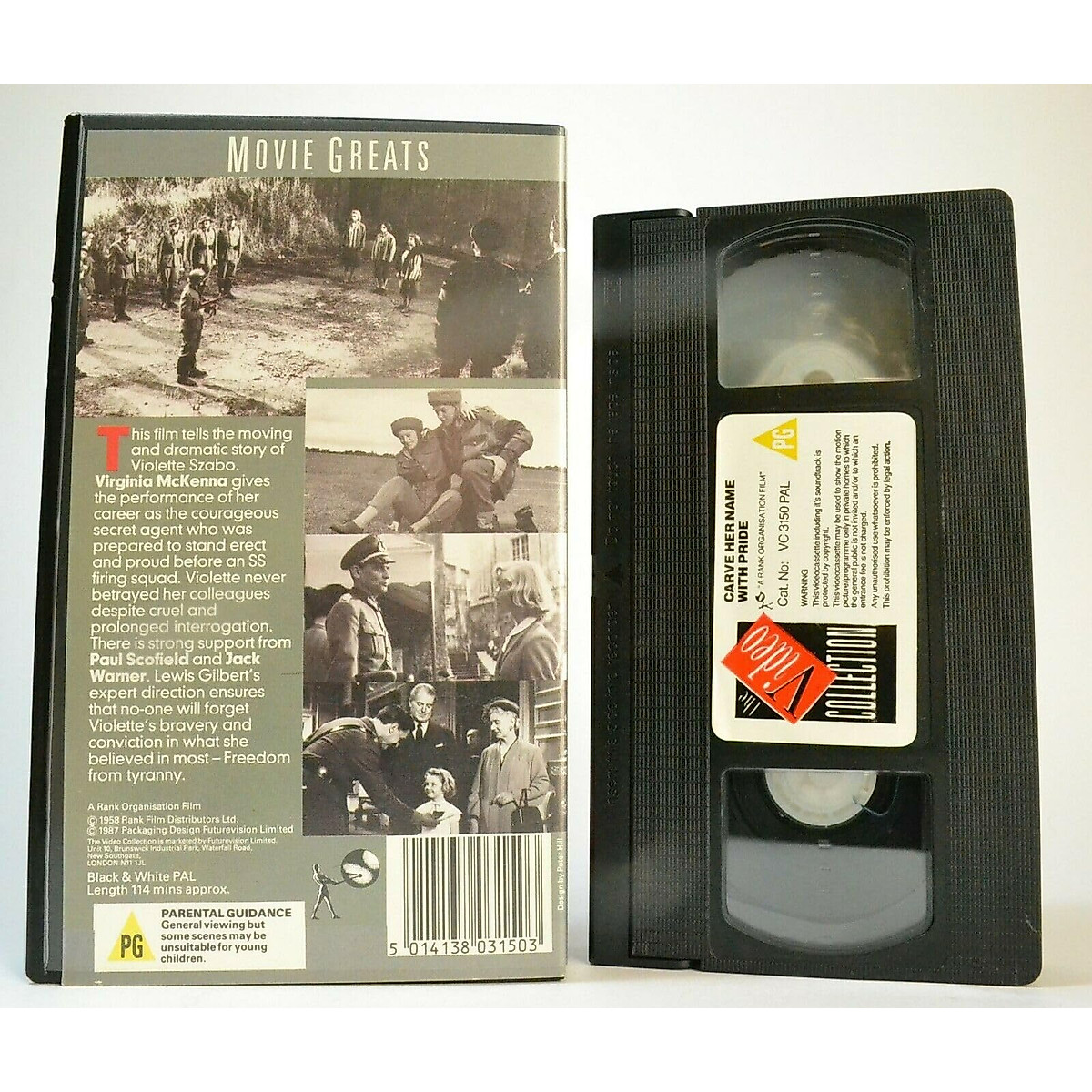 Carve Her Name With Pride [VHS] [1958]