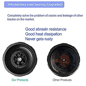 6-Fin Ninja Blender Blade Replacement parts Female Fins Blade Compatible with Ninja Auto iQ BL450 Blenders