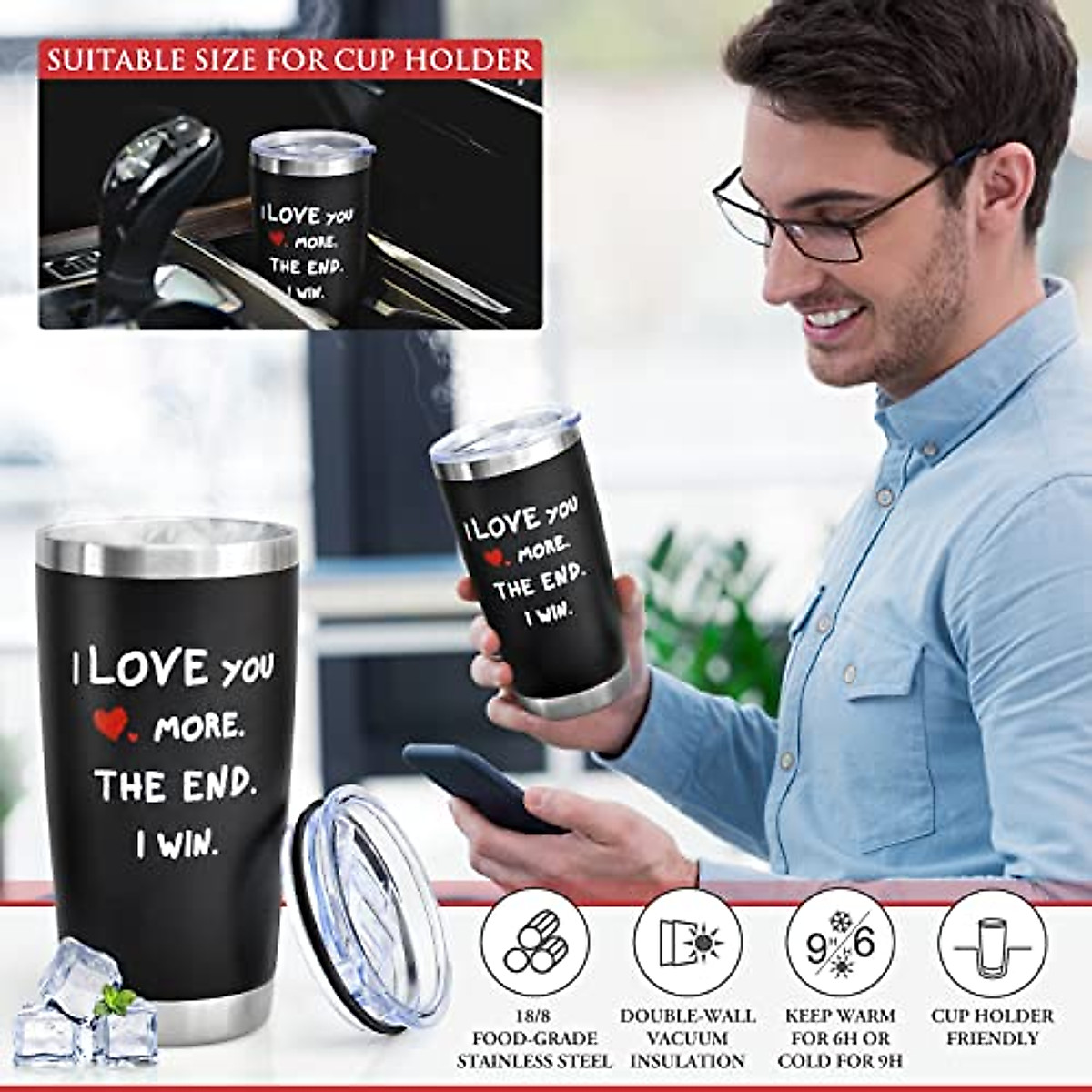 Easymoo Gifts For Him, Valentines Day Gifts For Him, Boyfriend, Husband, Mens Valentines Gifts, Birthday Gifts For Men, Boyfriend Gifts, Gifts For Men Who Have Everything