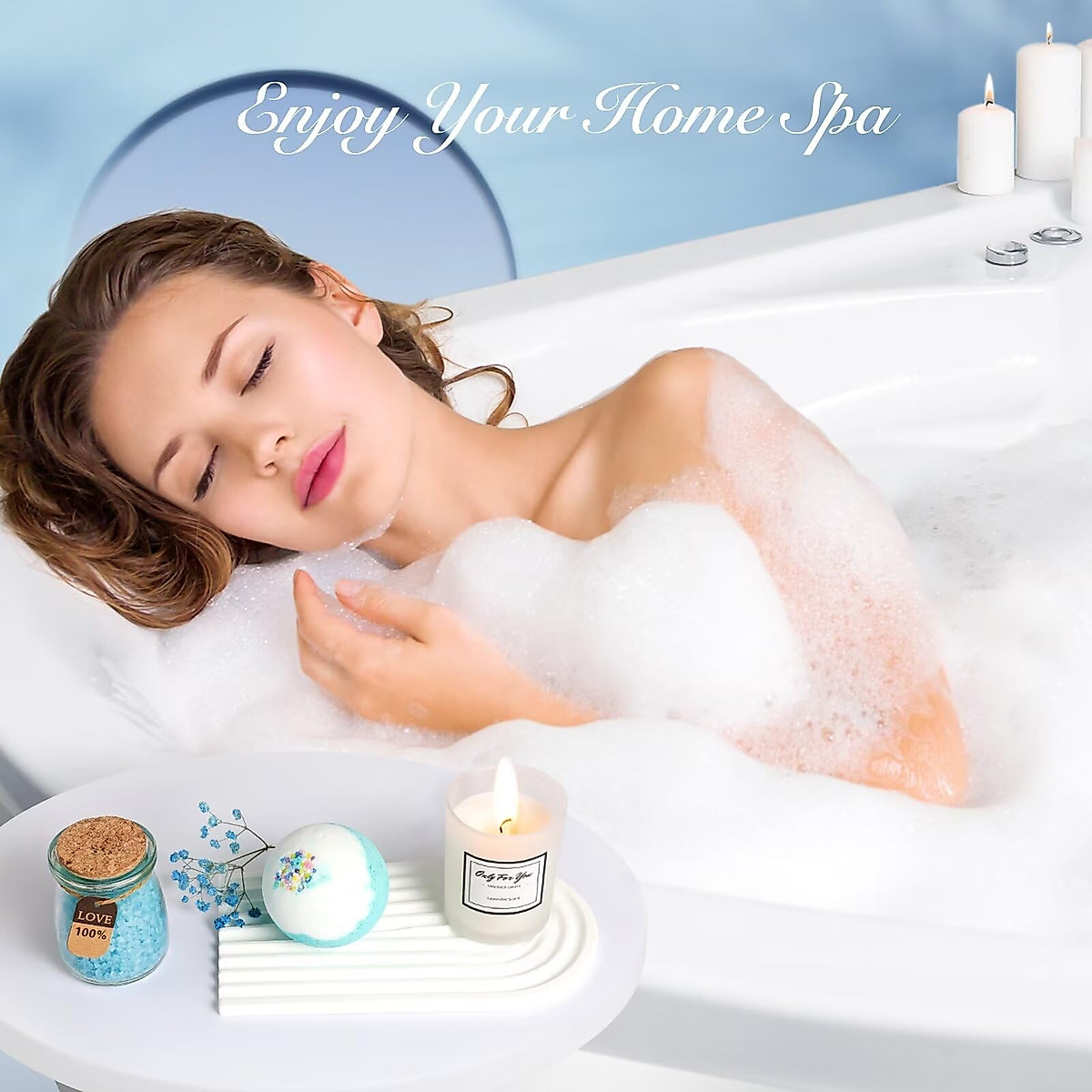 Birthday Gifts for Women - Relaxing Spa Gift Basket Set, Gifts for Women Who Have Everything, Teacher Appreciation Gifts, Self Care Gifts for Women, Happy Birthday Womens Gifts for Her Girlfriend Wife