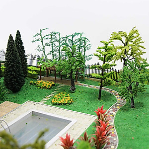 CP102 Artificial Model Grass Mat Trains Light Green 40x100cm or 15.7'' x 39'' for Decoration Kids Craft Scenery Model DIY