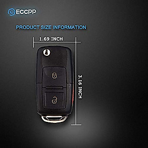 ECCPP 1X 3 Button Antitheft Keyless Entry Systems 315MHz Uncut Keyless Entry Remote Key Fob Replacement for Mercury for Lincoln for Ford for Mazda Series CWTWB1U212